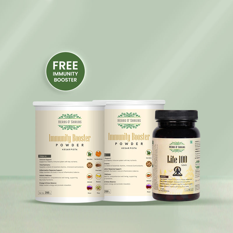 Immunity Booster & Life 100 Combo – Herbs O’ Shrubs